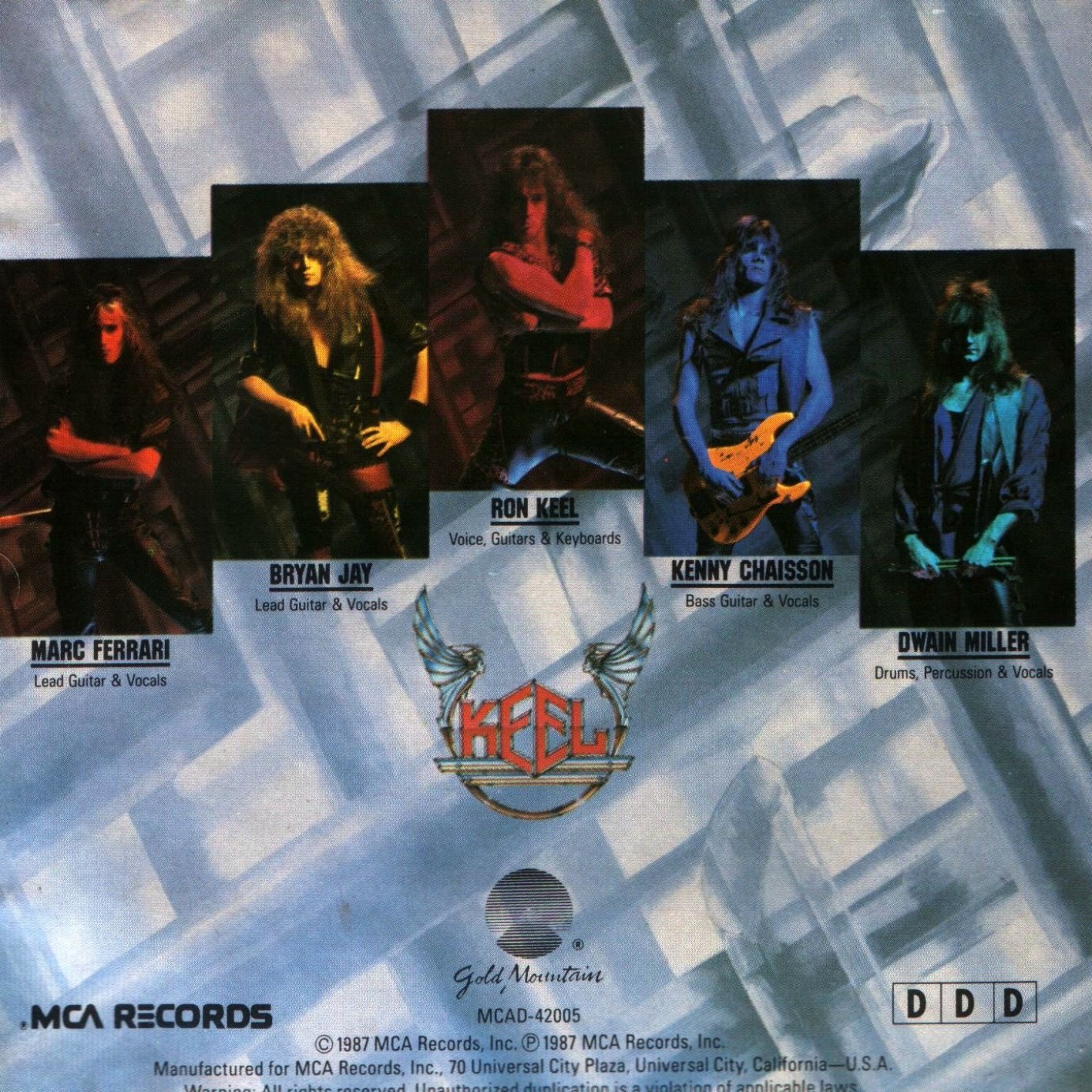 WHERE METAL RULES: KEEL - KEEL (1987) WHERE METAL RULES: KEEL - KEEL (1987)