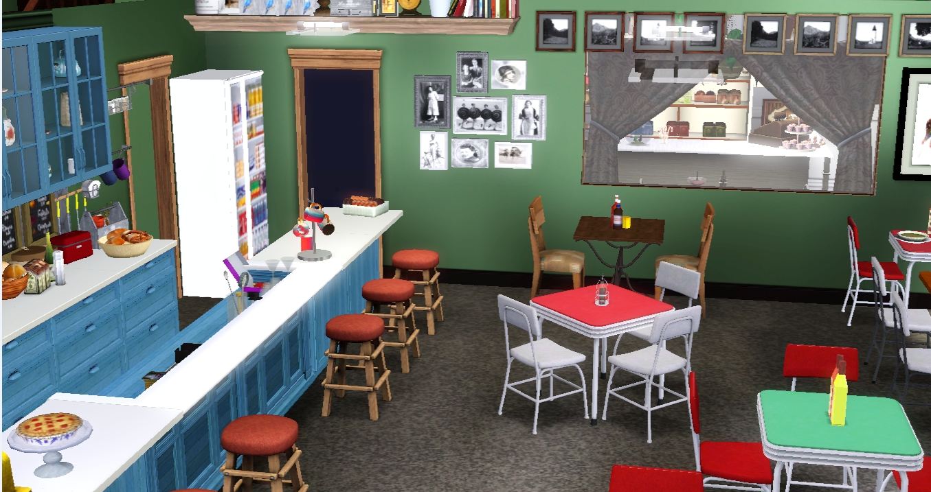 Stars Hollow : Luke's Diner + Taylor Soda Shoppe - Completed