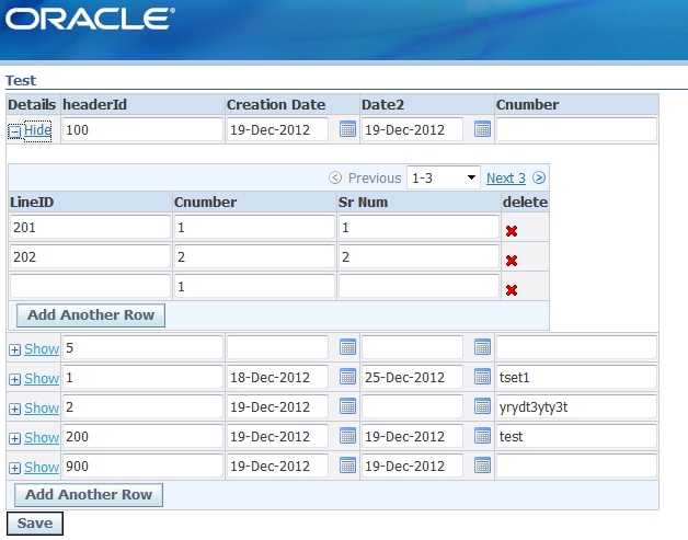 Learn Oracle Fusion Oaf And Adf By Raju Bandam Creating Advanced Table In Advanced Table In Oaf