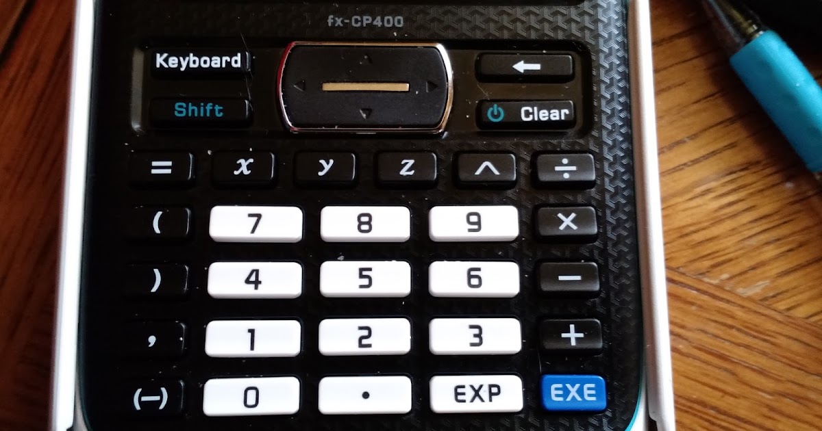 Eddie's Math and Calculator Blog: Casio Classpad’s (fx-CP400) Hidden ...