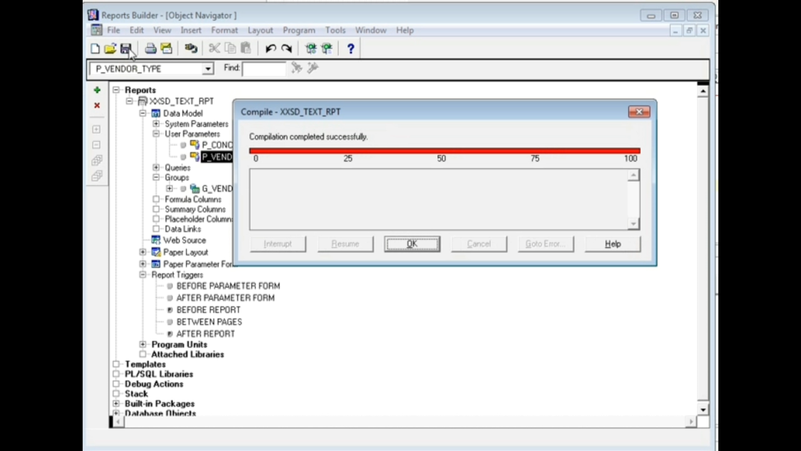 How to create oracle text reports with Examples