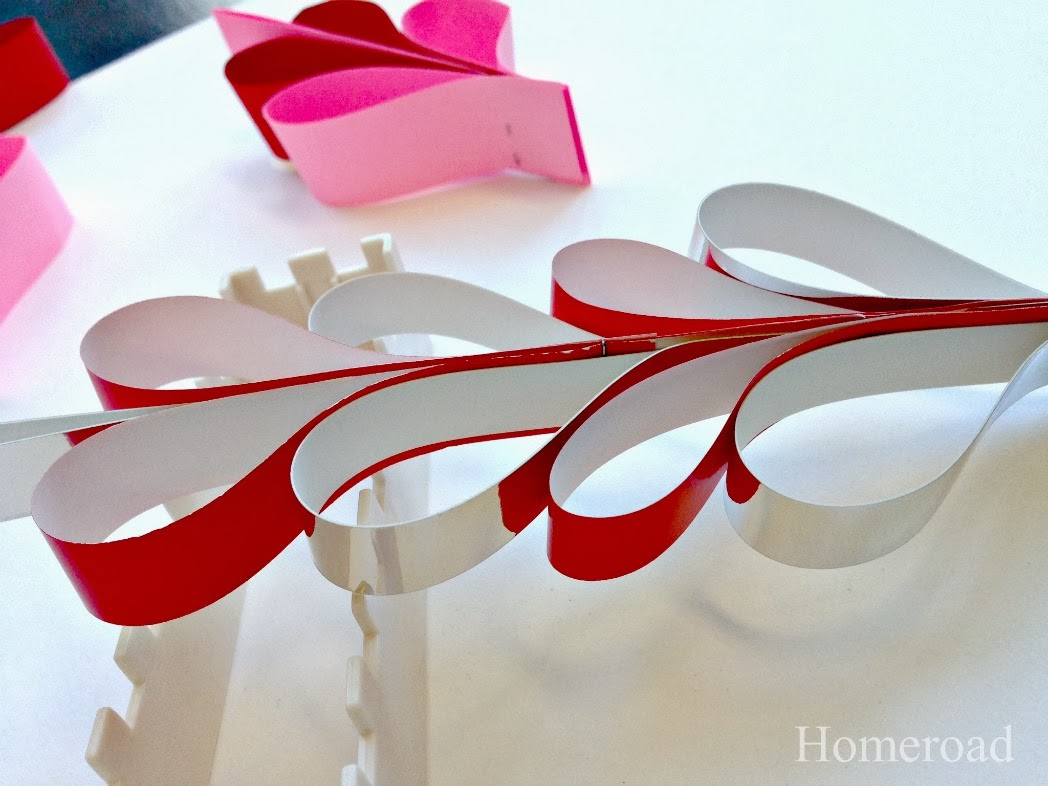 Paper Heart Wreath for any Holiday