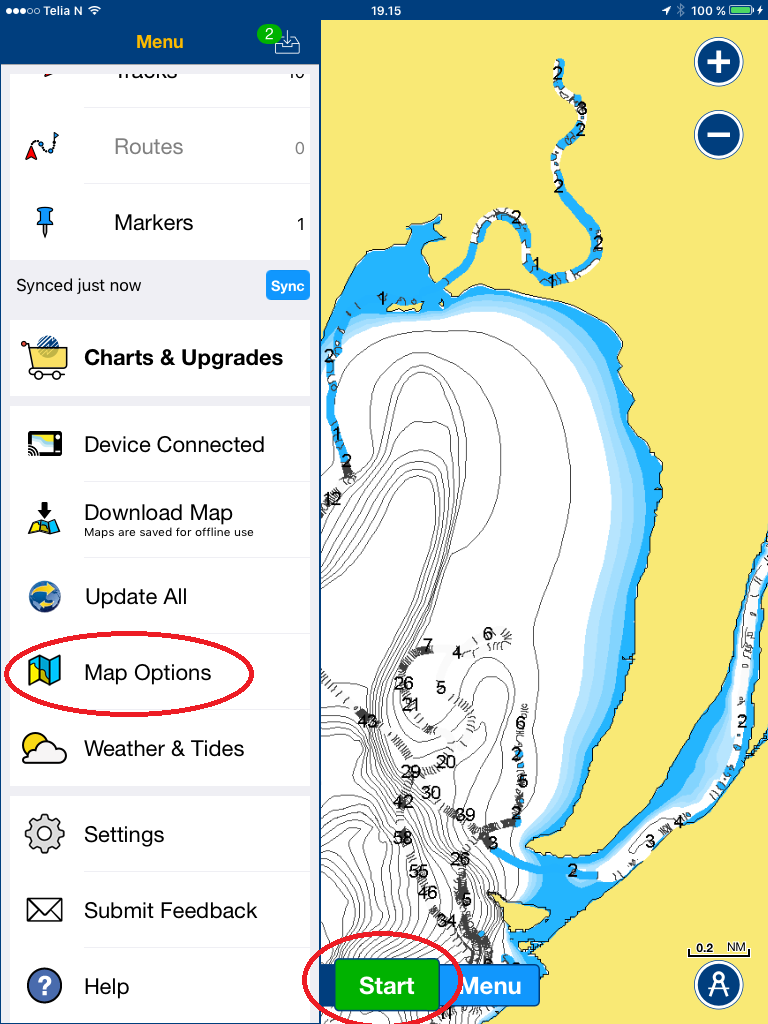 Navionics Fishing Range