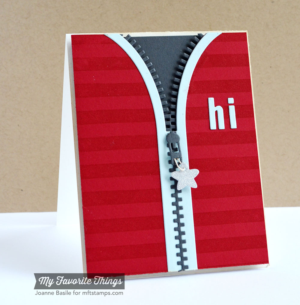 ...just a little something....: Zip It Up with MFT's Zipper Die-namics