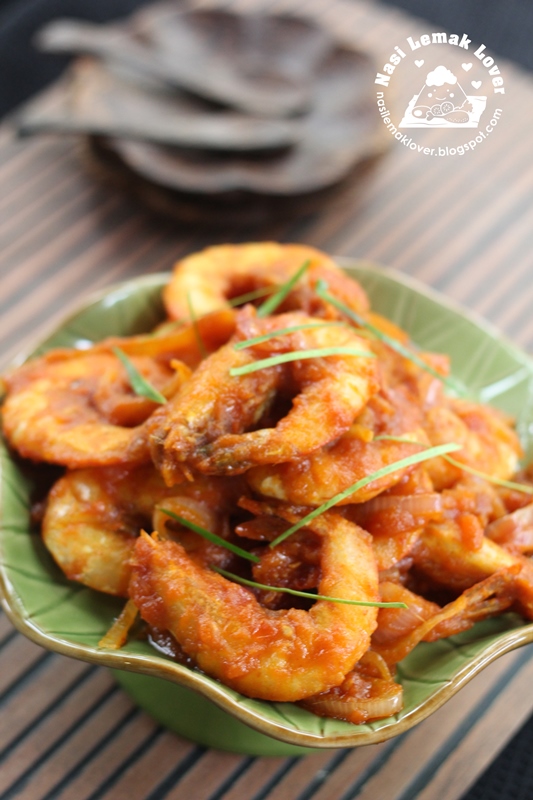 Nasi Lemak Lover: Udang Masak Merah 香辣红番茄虾