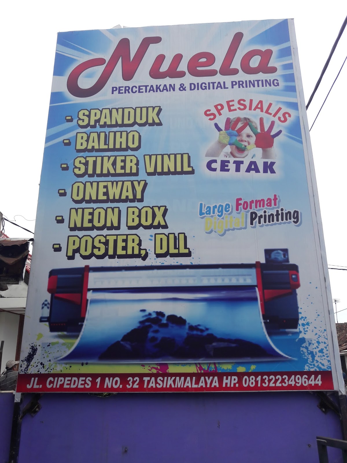 nuela percetakan tasikmalaya: Order jasa Pembuatan Bilboard, Neon Box ...