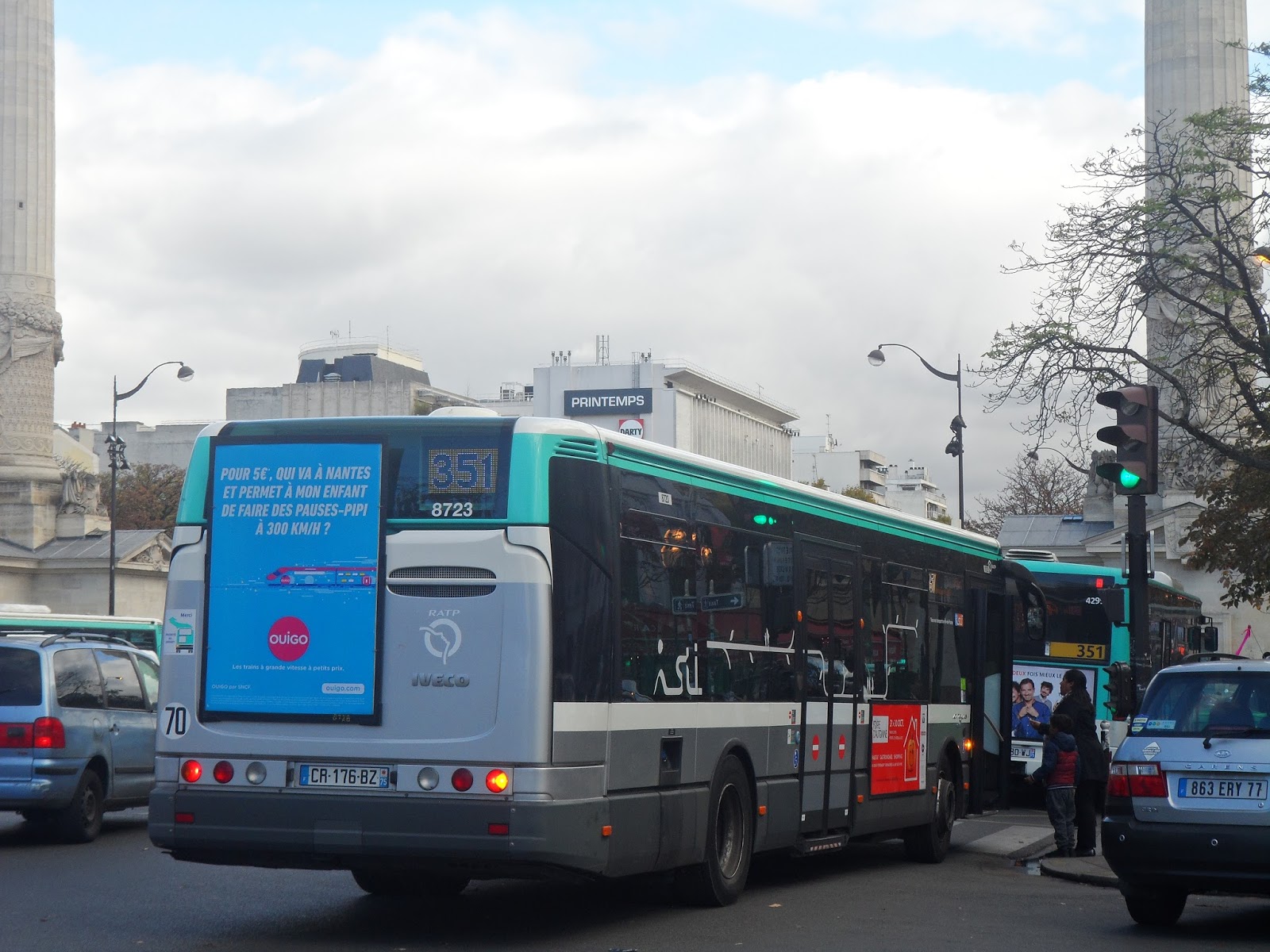 La ligne de bus RATP 351 (Lagny) modernise son parc avec l'arrivée des ...