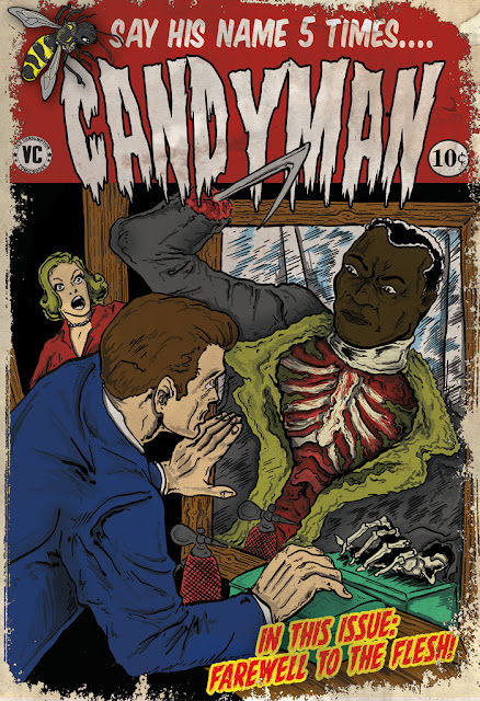 The Horrors of Halloween: EC COMICS Style Artwork of HORROR MOVIES Part 2