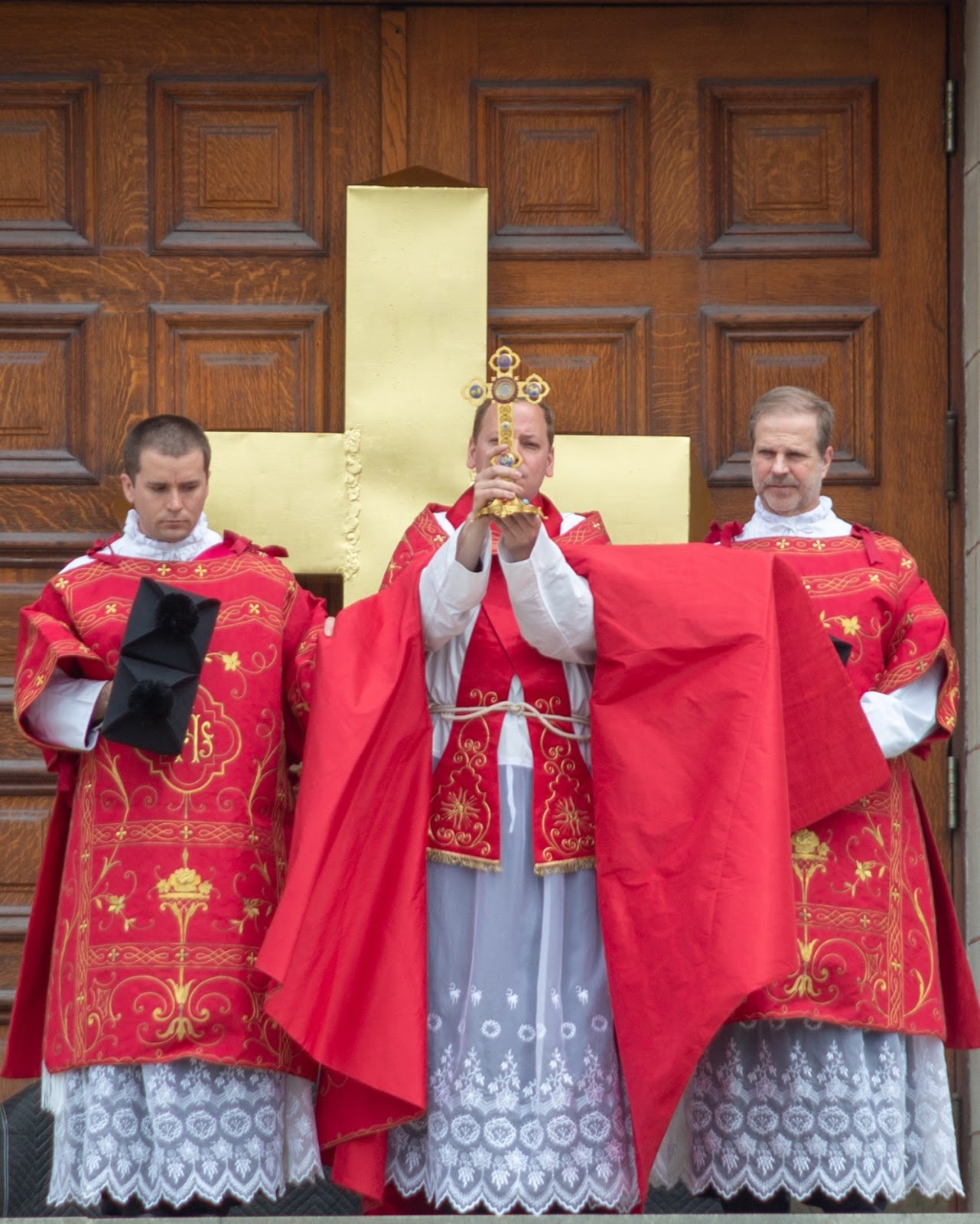 New Liturgical Movement: Blessing of a Restored Cross at St John ...