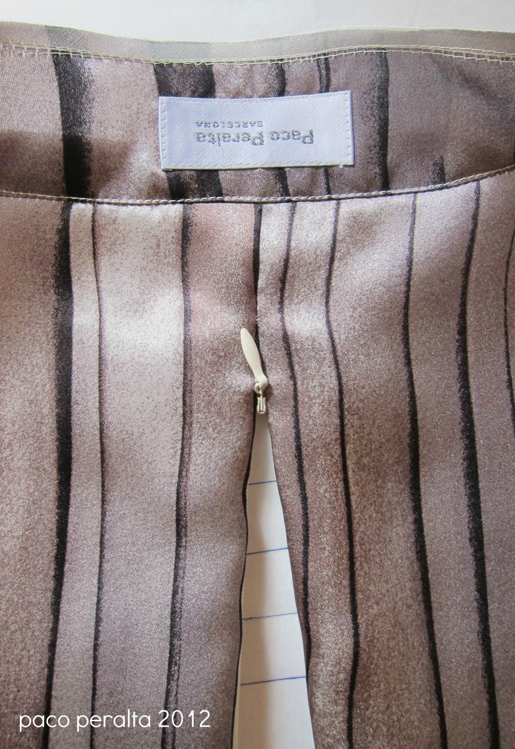 BCN - UNIQUE designer patterns: DRAPED-TOP (Organza underlining + tutorial).-