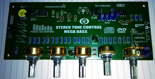 Contoh Skema Rangkaian Tone Control Pasif dan Gambar Layout PCB ...