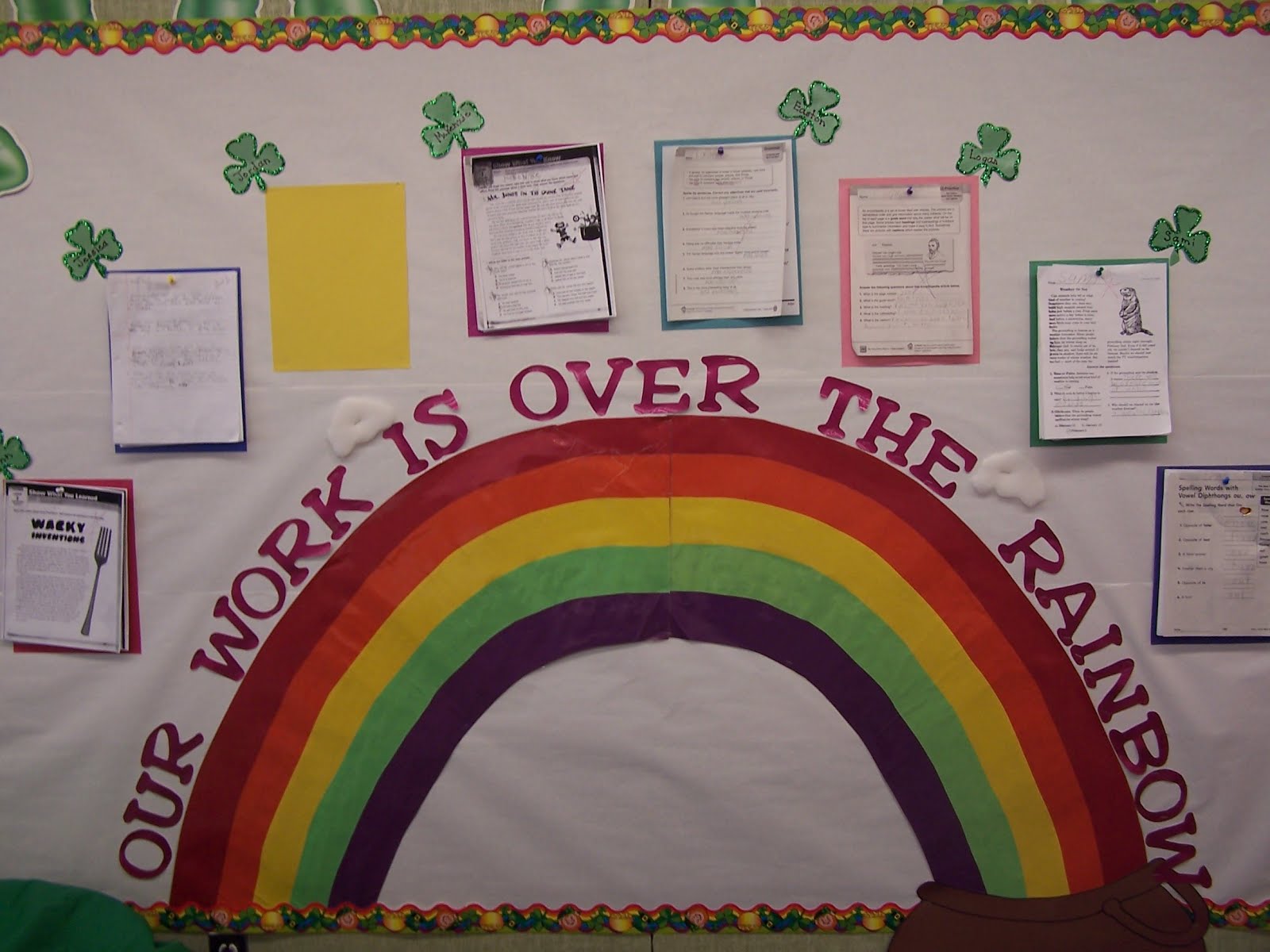 The Joy of Scrapping: March's(St. Patrick's Day, Rainbow, Airplane ...