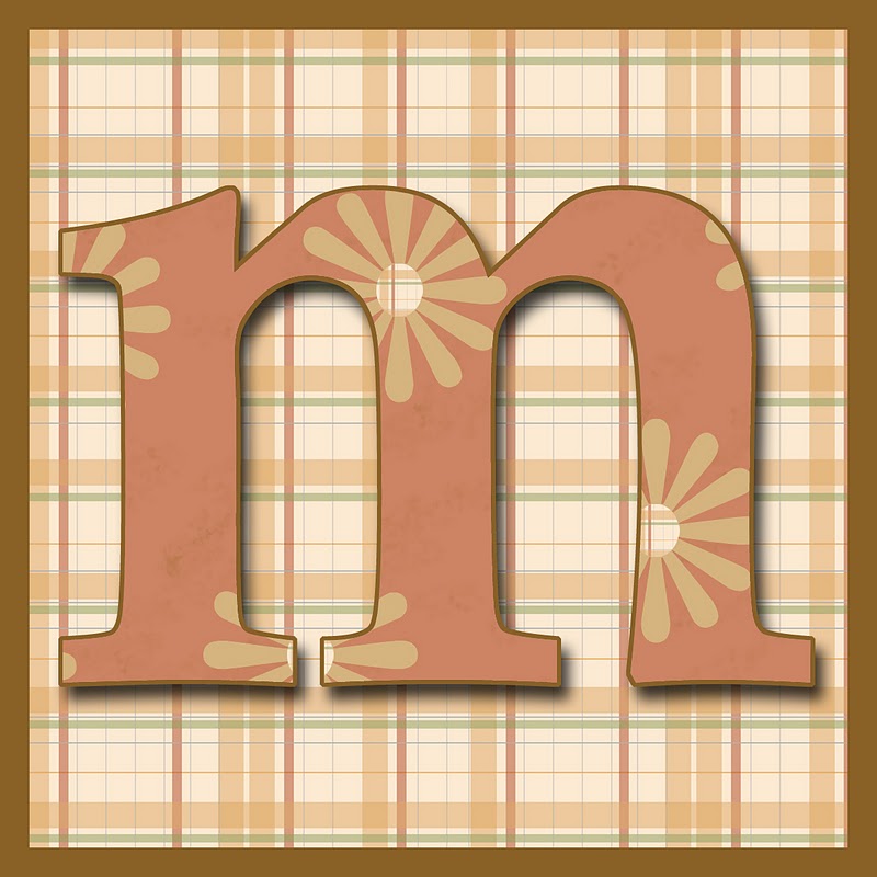 GRANNY ENCHANTED'S BLOG: "Tan Plaid-Aged Floral" JPG Lower Case Free ...
