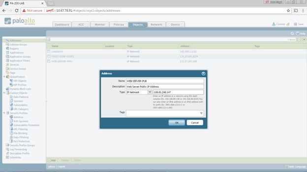 My Palo Alto Networks PCNSE Journal: Configuring Destination (Static ...
