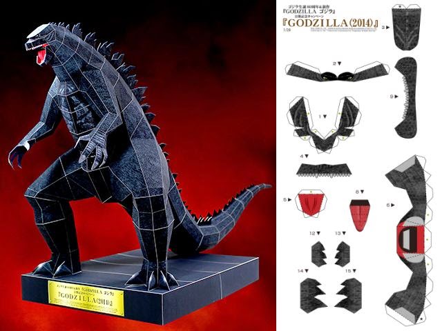 Godzilla 2014 Paper Model