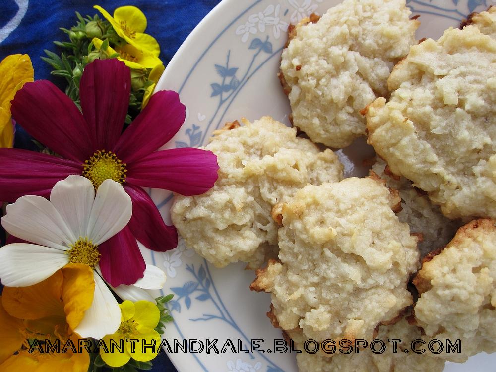 Amaranth & Kale: Banana Coconut Macaroons