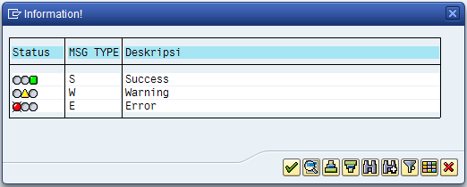 Belajar Abap: Contoh Pop Up Message Menggunakan "REUSE_ALV_POPUP_TO_SELECT"