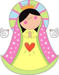 ARTE AZUL: Virgencita "Porfis"