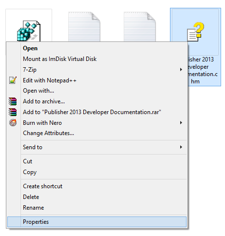CHM file isn't working on Windows - extramaster