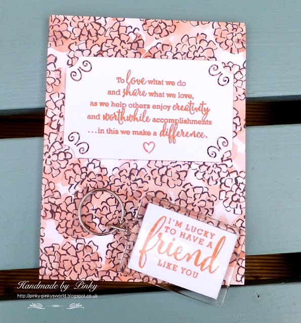Pinky's World Stamping Projects: How to make a note book