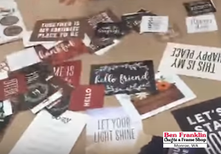 Ben Franklin Crafts and Frame Shop, Monroe, WA: Easy {and Unique} Card ...