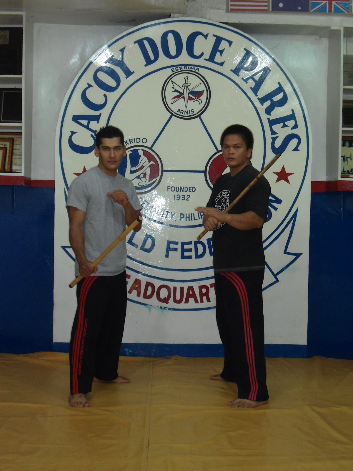 KALI ESKRIMA ARNIS ARTES MARCIALES UNIDAS: CACOY DOCE PARES HEAD QUARTERS.