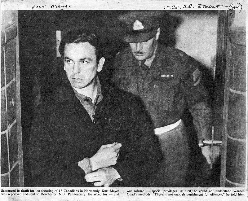 NAZI JERMAN: Foto Kurt "Panzermeyer" Meyer