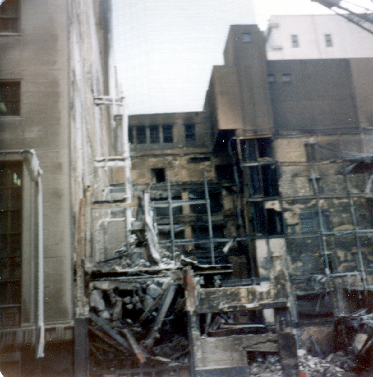 Donaldson's Fire, Minneapolis, MN, Thanksgiving 1982