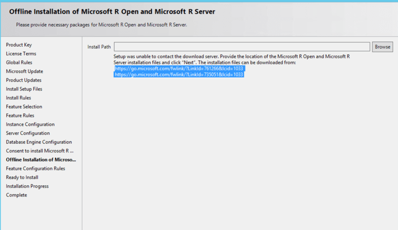 Setting up R Services in SQL Server 2017
