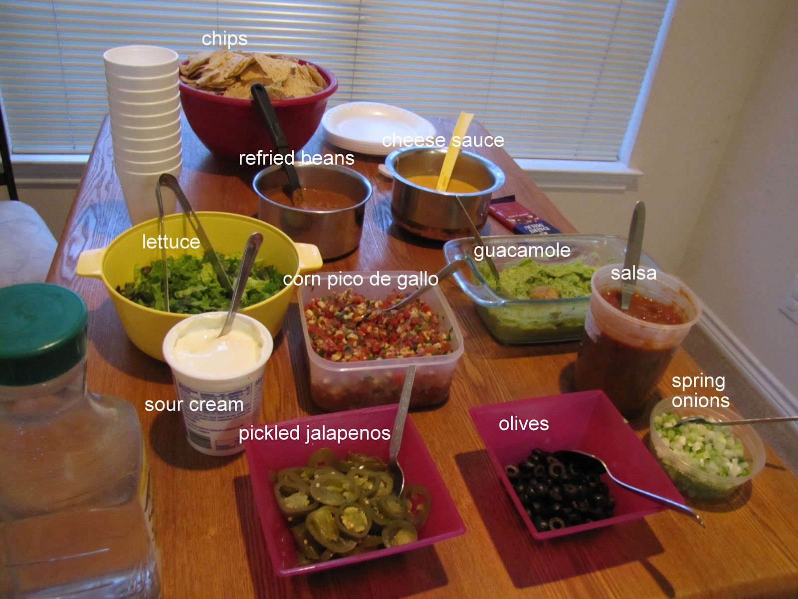 cinco de mayo party - nacho and brownie bar