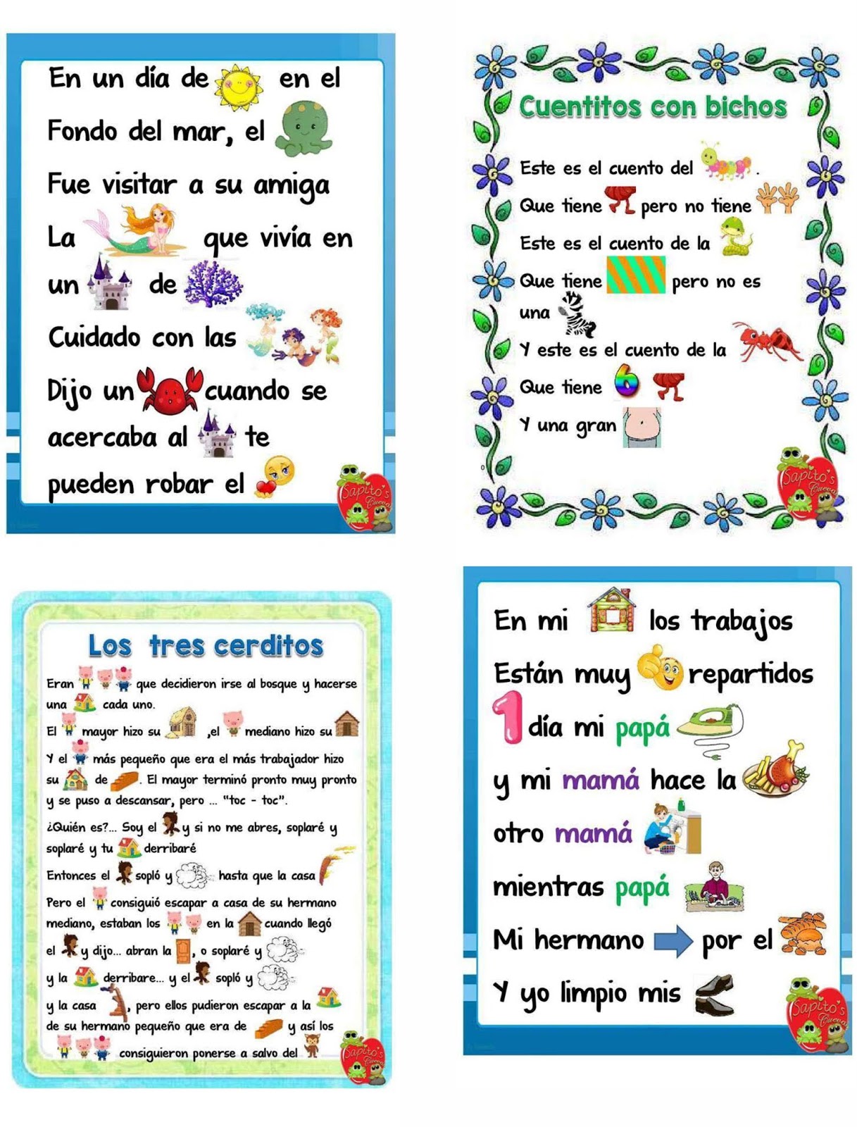 Colección De Cuentos Con Pictogramas – Imagenes Educativas 0EA