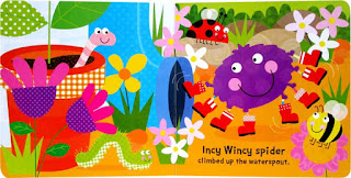 Kids Giggles: Incy Wincy Spider Board Book (with touch & feel texture ...
