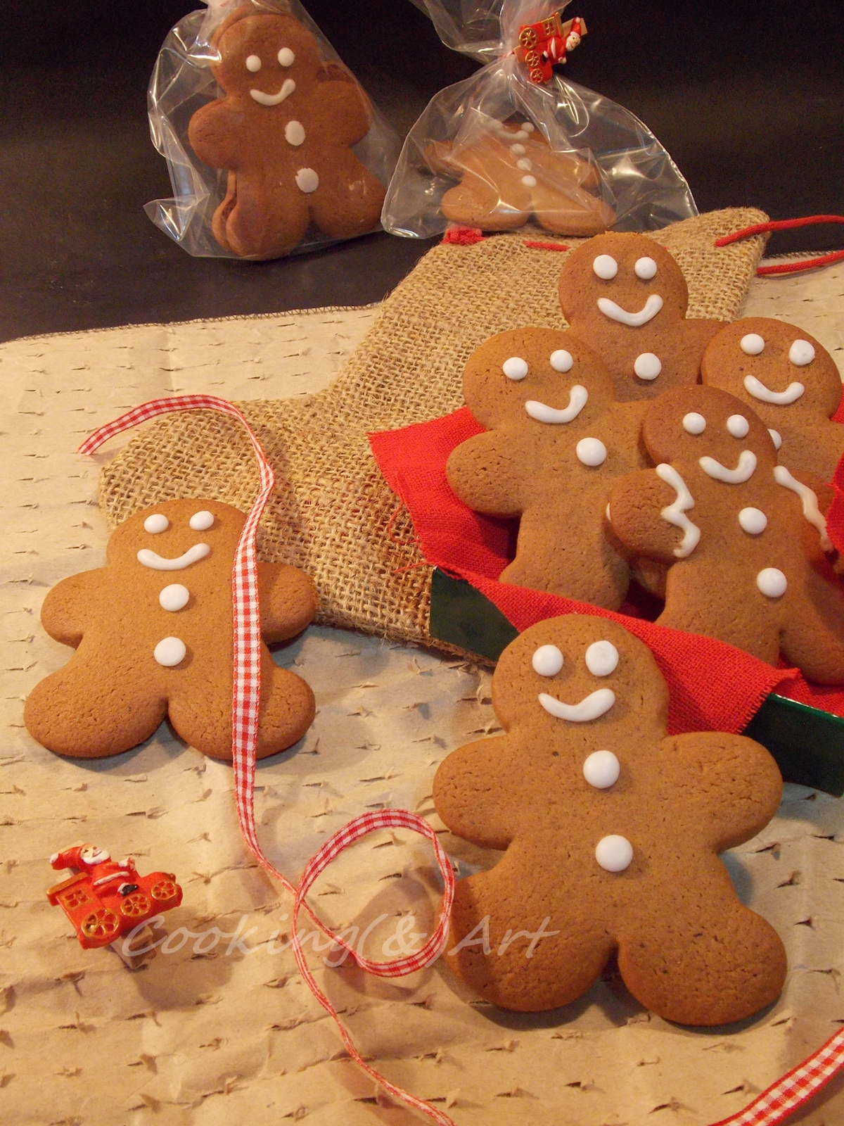Μπισκότα Gingerbread / Gingerbread men cookies - Cooking & Art by Marion