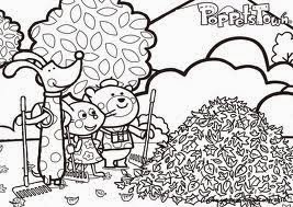 Laminas para Colorear | Coloring Pages: Poppet Town para dibujar y colorear