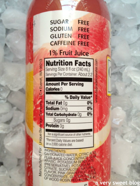 Cascade Ice Flavored Sparkling Water & Mixer Review | A Very Sweet Blog