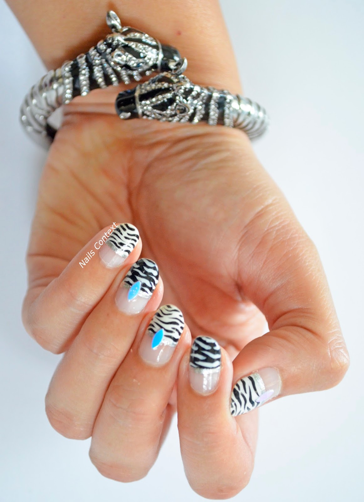 Nails Context: Zebra Nails