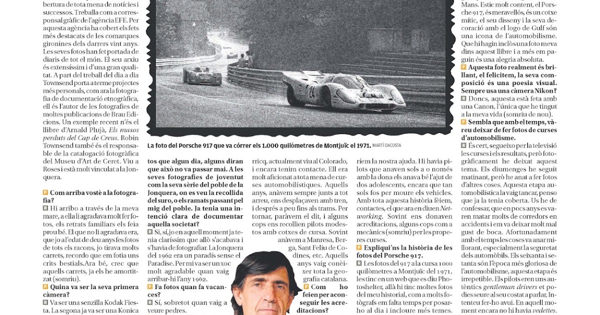 el blog del retrovisor: Robin Townsend i la foto del 917 a Montjuïc