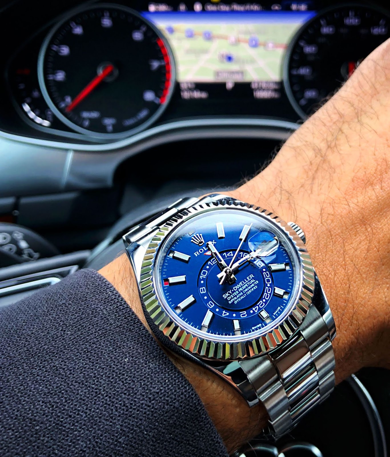 Welcome to RolexMagazine.com: Rolex Wrist Shot Of The Day...Stainless ...