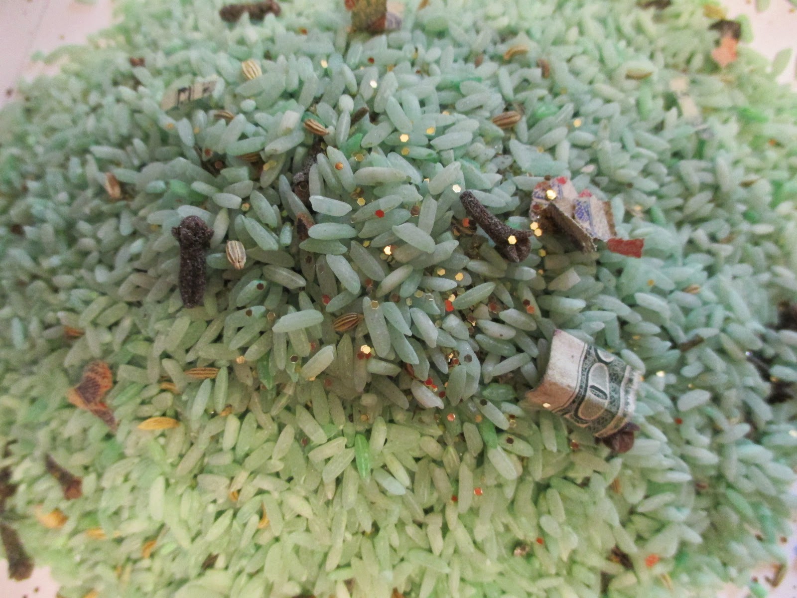 Conjured Cardea: Free Lucky Green Rice from www.conjuredcardea.com!