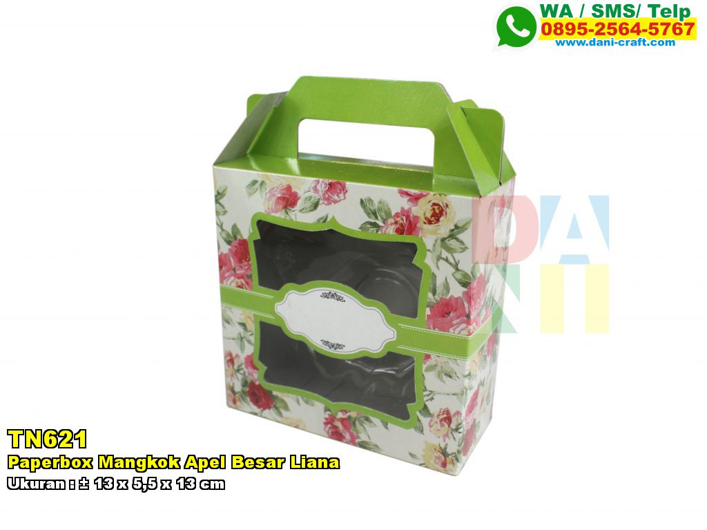 Paperbox Mangkok Apel Besar Liana | Souvenir Pernikahan