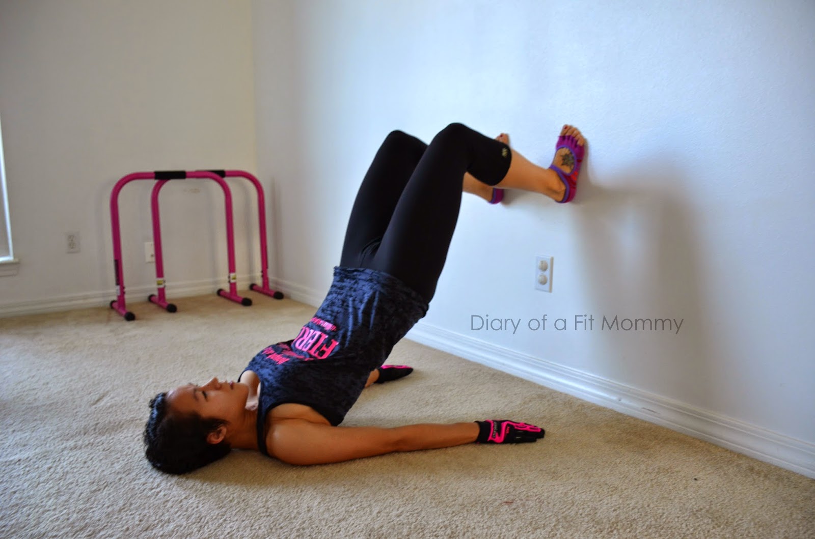 Diary of a Fit Mommy: 15 Minute Total Body Toning Wall Workout
