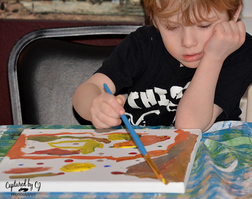 Handmade by CJ: Abstract Art for Kids