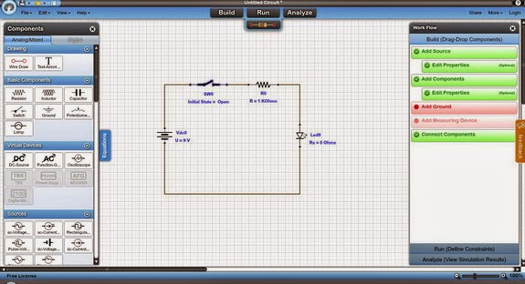 Bricotronika: DoCircuits un simulador de circuitos On-Line
