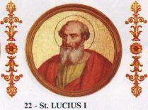 Liturgia Latina: 4th March, St Lucius, Pope and Martyr
