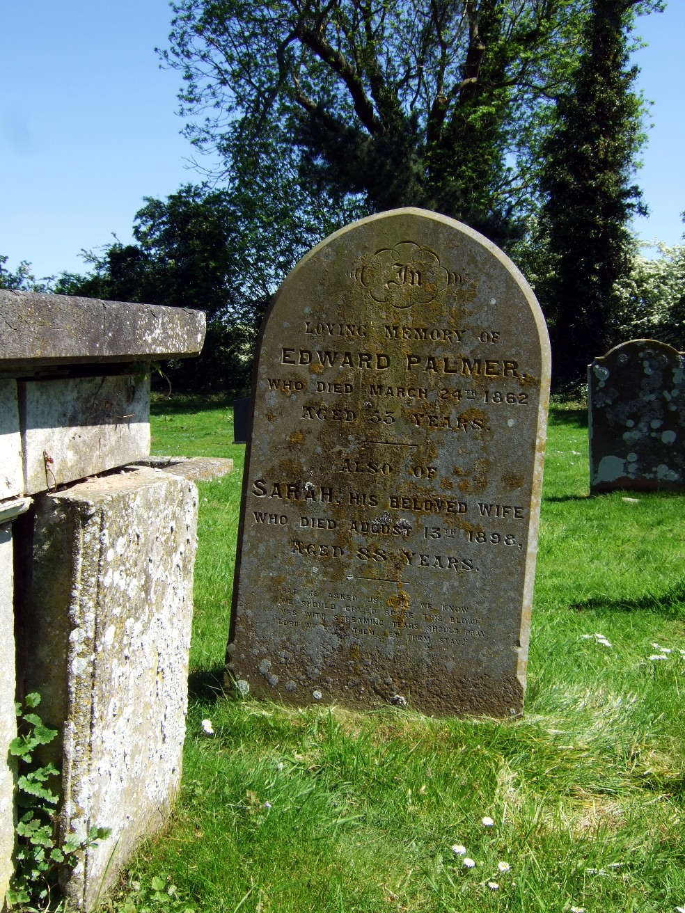 God's Acre: Edward Palmer Died 24th March 1862