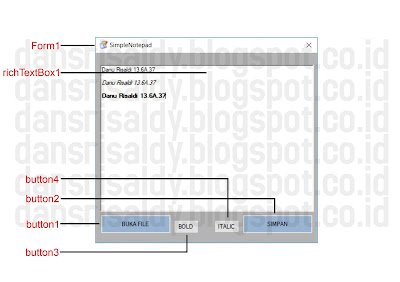 Dirtydans!: Membuat Notepad Sederhana Menggunakan Ms. Visual Studio 2010