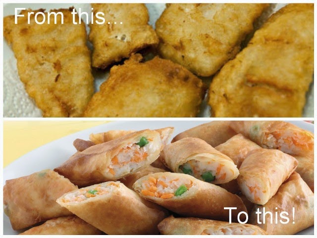 Recyclable Recipe #2 - Fried Fish and Fish Spring Rolls ~ Born a Dragon ...