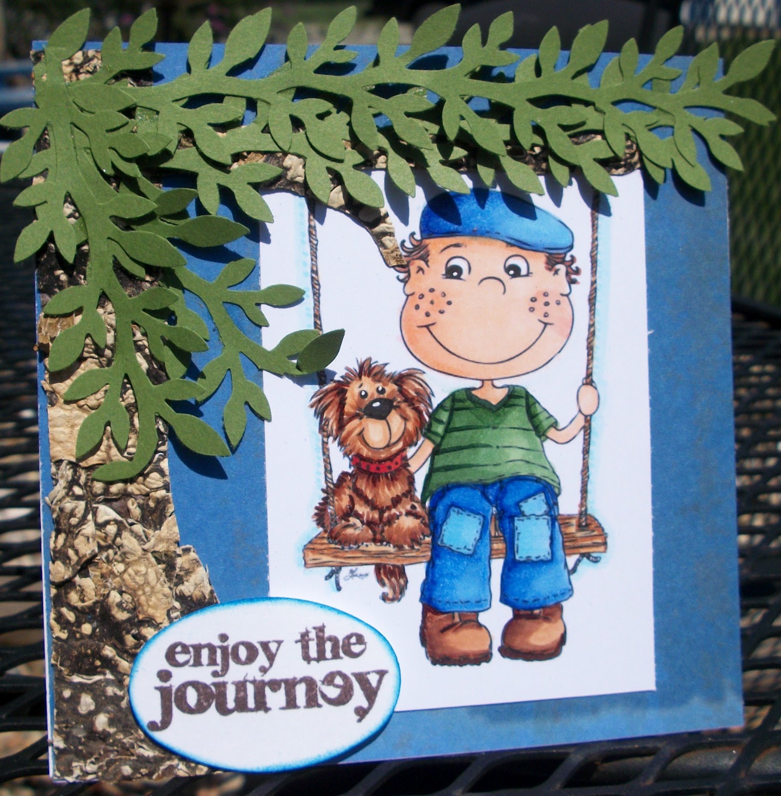 For the Love of Cardmaking: Send a Smile 4 kids-Anything goes