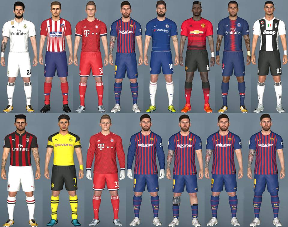 pes-modif: Pes 2017 New Full Body Style by Solo Gamer Face Maker & Pes ...