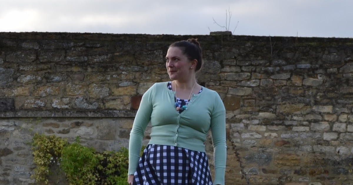 REE SEWN: A Gingham Lady Skater Dress